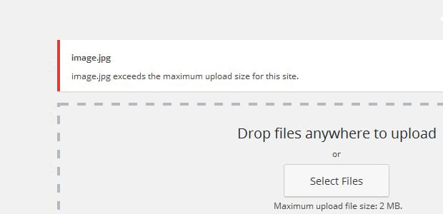 How To Upload Large Images In WordPress