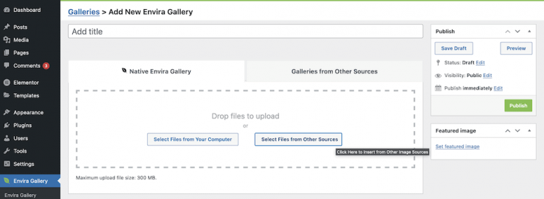 How to Build a Photography Website Using Elementor and Envira Gallery