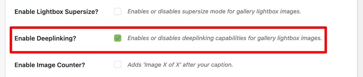 How to Add Image Deep Linking to WordPress Gallery Photos